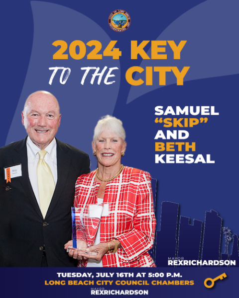 Skip and Beth Keesal awarded Keys to the City of Long Beach - Keesal ...